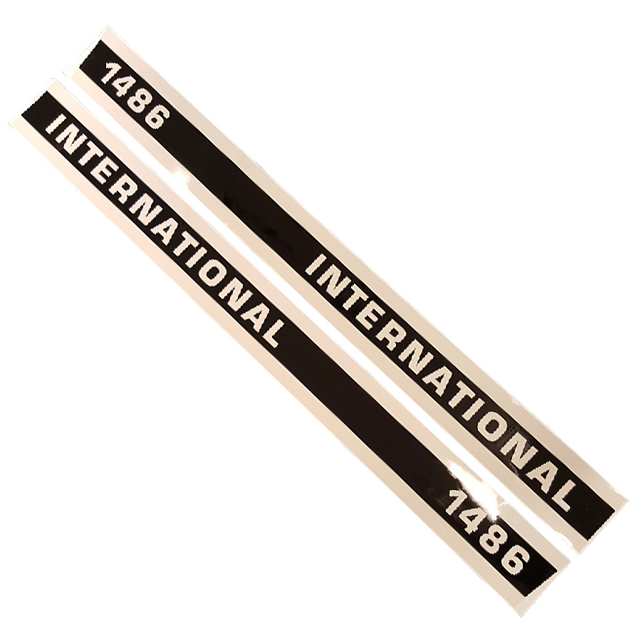 International Harvester Decal Set 1486 International Harvester Black ...