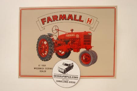 Farmall H Sign - metal - Toys, Books, & Gifts - Farmall Parts ...